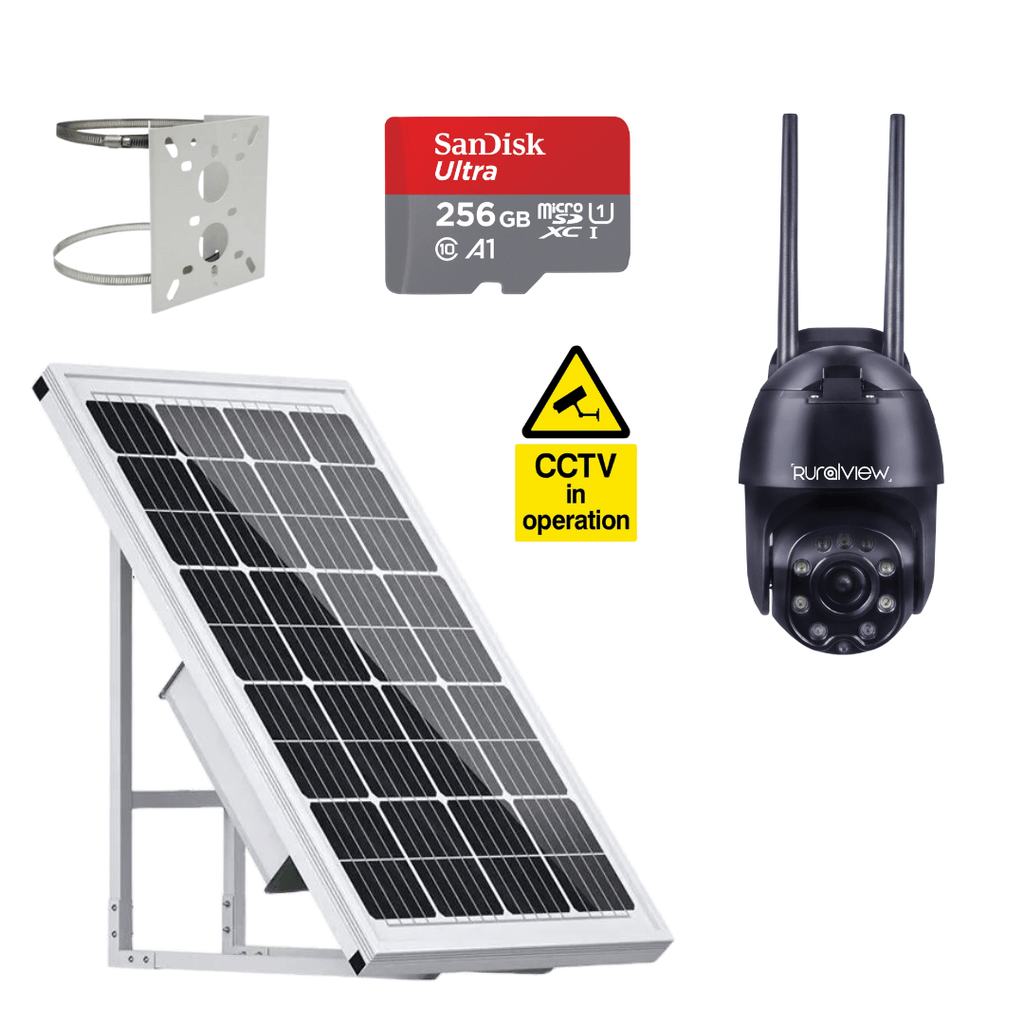 360 Mini Camera & Solar Bundle - Ruralview.uk